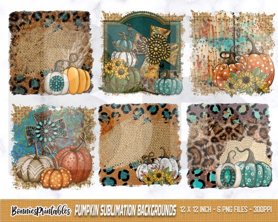 Western Sublimation Background Fall Sublimation Background - Etsy