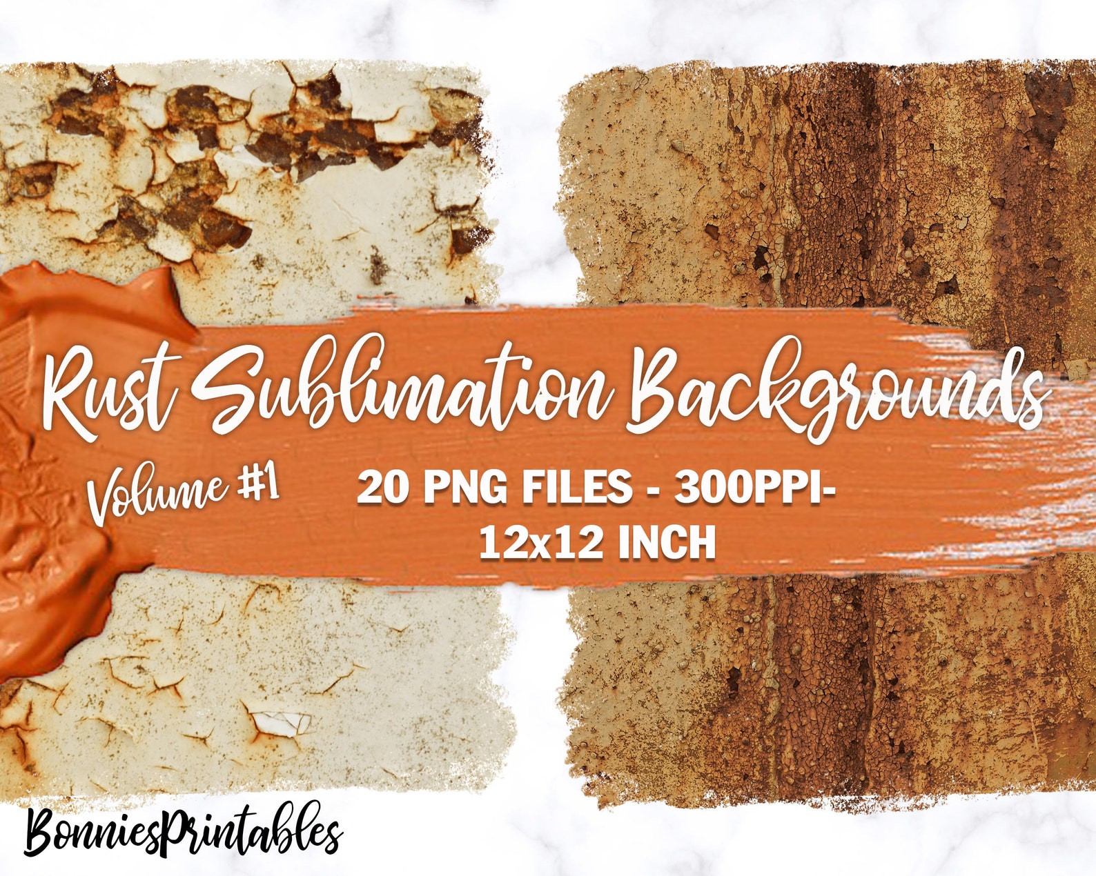 Rust Png Rustic Digital Background Rustic Sublimation - Etsy