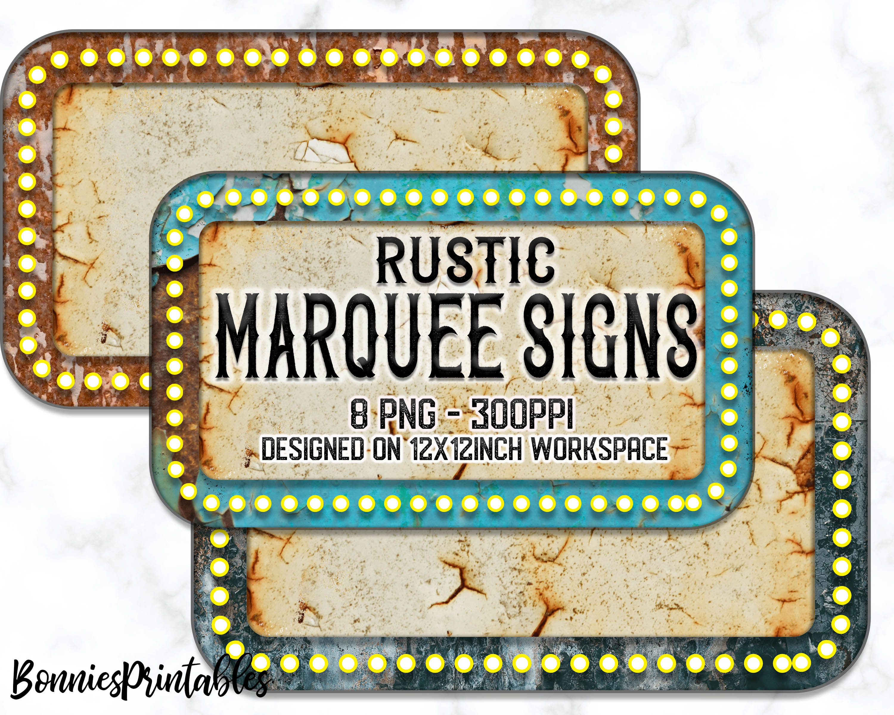 Marquee Sign Png, Rustic Western Sign Png, Western Marquee Png, Blank ...