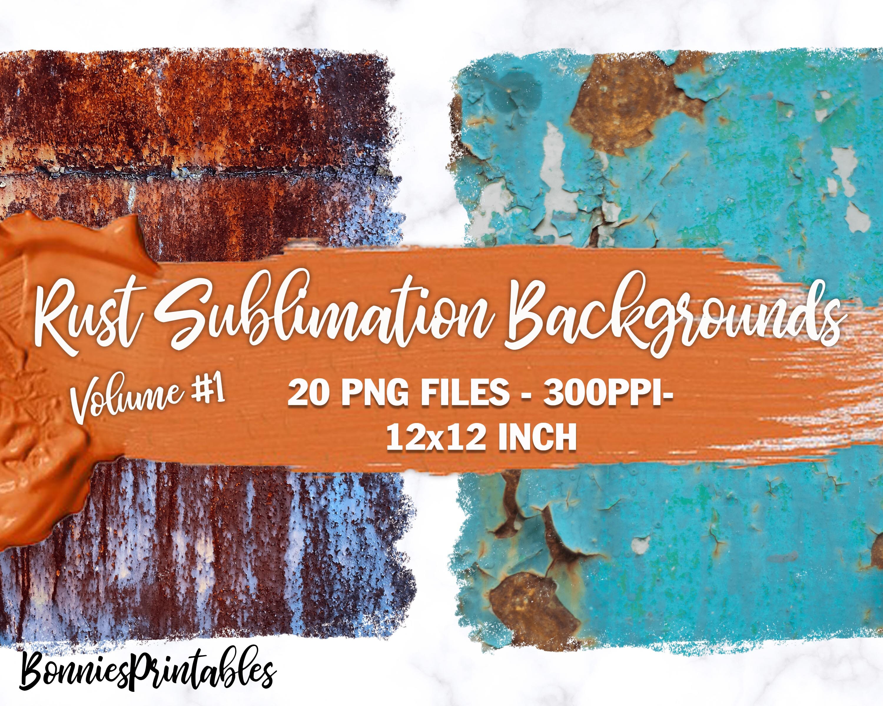 Rust Png Rustic Digital Background Rustic Sublimation - Etsy