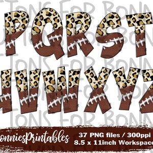 Football Png, Alphabet, Doodle, Clipart, Letters, Numbers, DTG ...