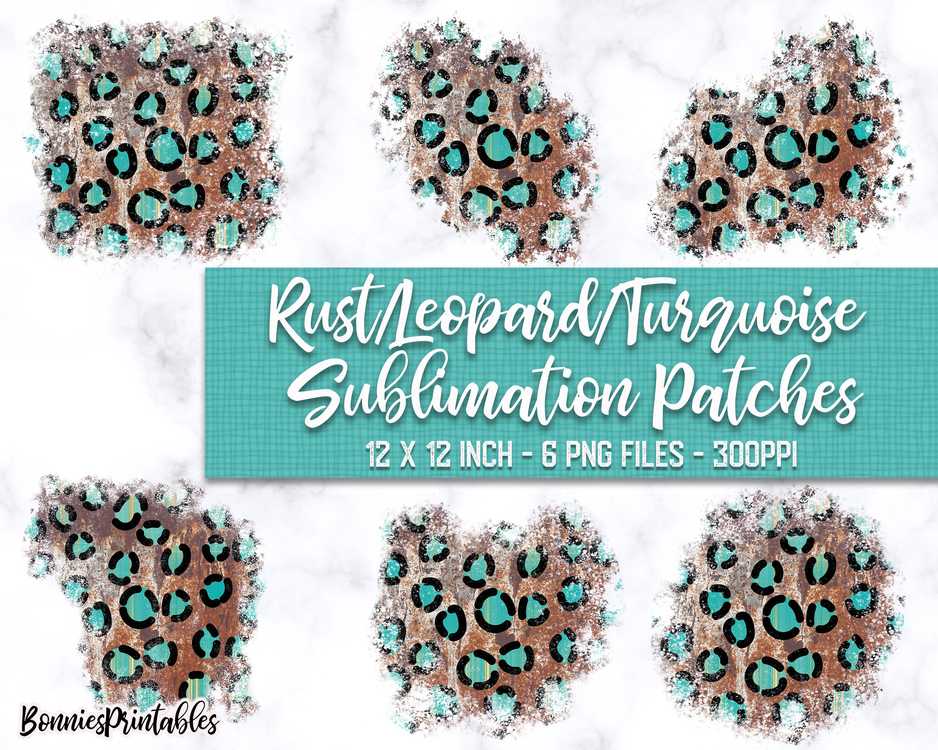 Sublimation Patches, Grunge, Leopard, Cheetah, Pattern, Rust, Metal ...