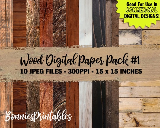 Wood Texture Wood Digital Paper Rustic Digital Paper Wood - Etsy