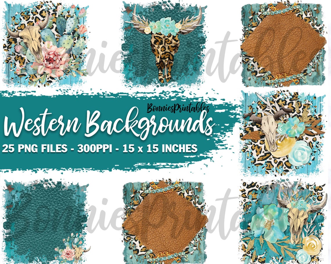 Western Backgrounds, Country Backgrounds, Teal, Rustic Wood Digital ...