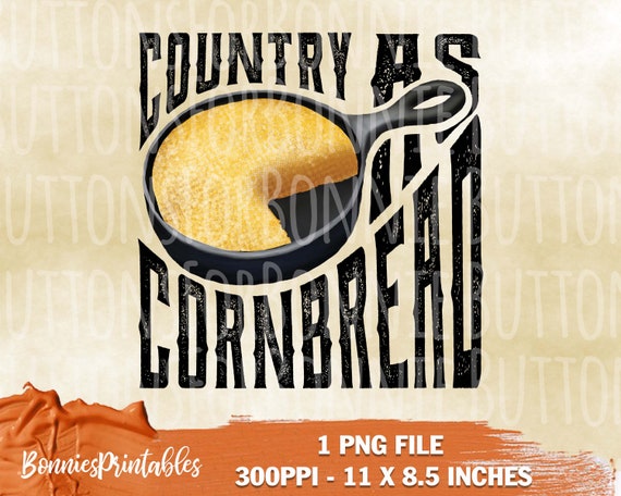 Western Png Cornbread Png Sublimation or Print Country Png - Etsy