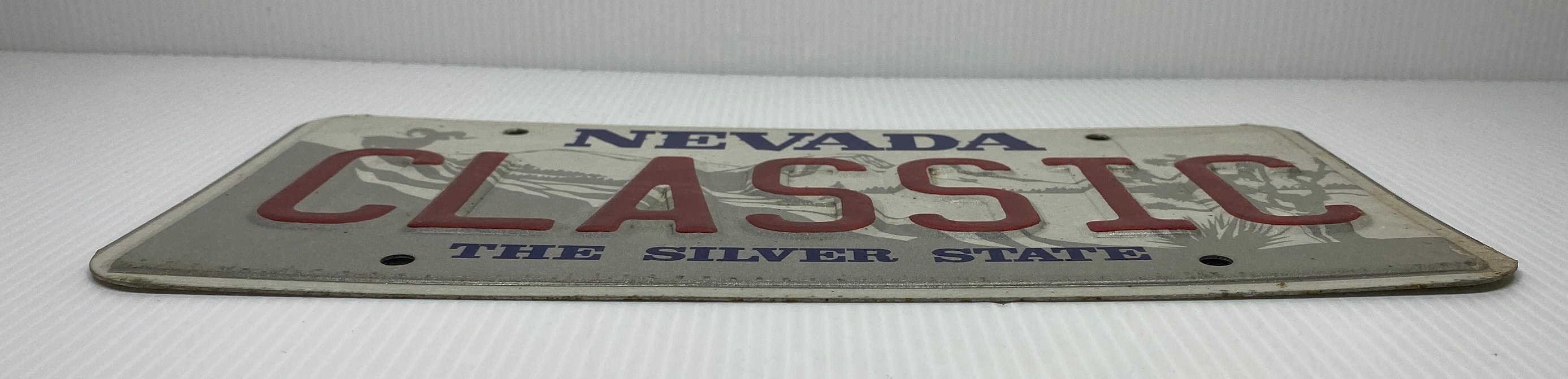 EXPIRED 1980's to 1990's Nevada the Silver State Embossed Vanity ...