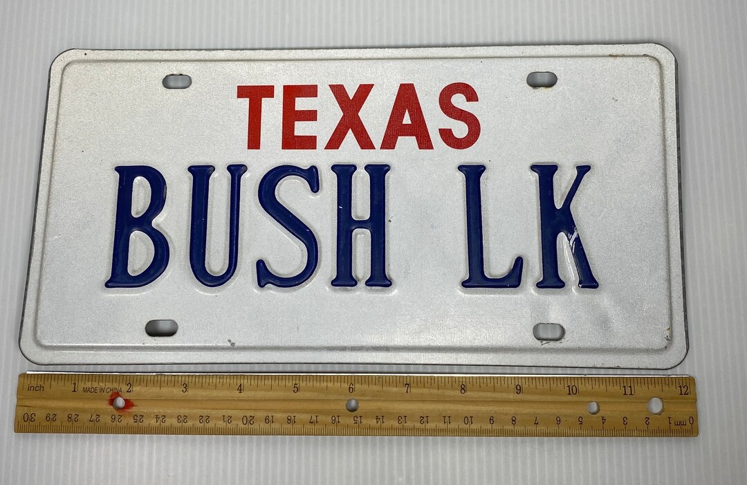 EXPIRED 1980's to 1990's Texas State Vanity License Plate Embossed ...