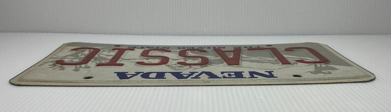 EXPIRED 1980's to 1990's Nevada the Silver State Embossed Vanity ...