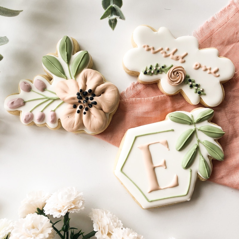 Flower Girl Cookie - Etsy
