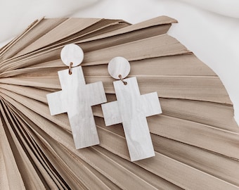 Catholic Cross Earrings - Etsy