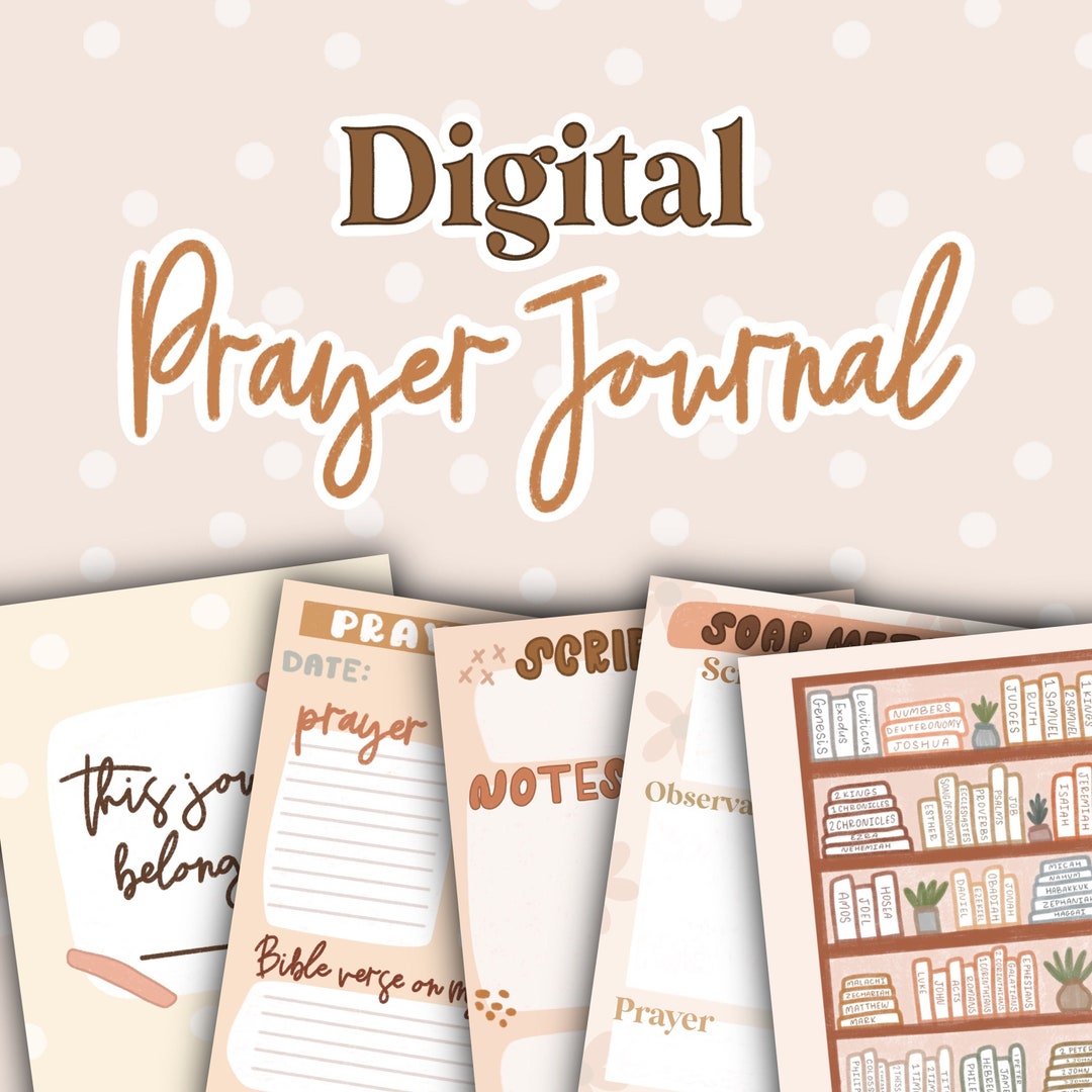 Digital Prayer Journal / Instant Download / Digital - Etsy