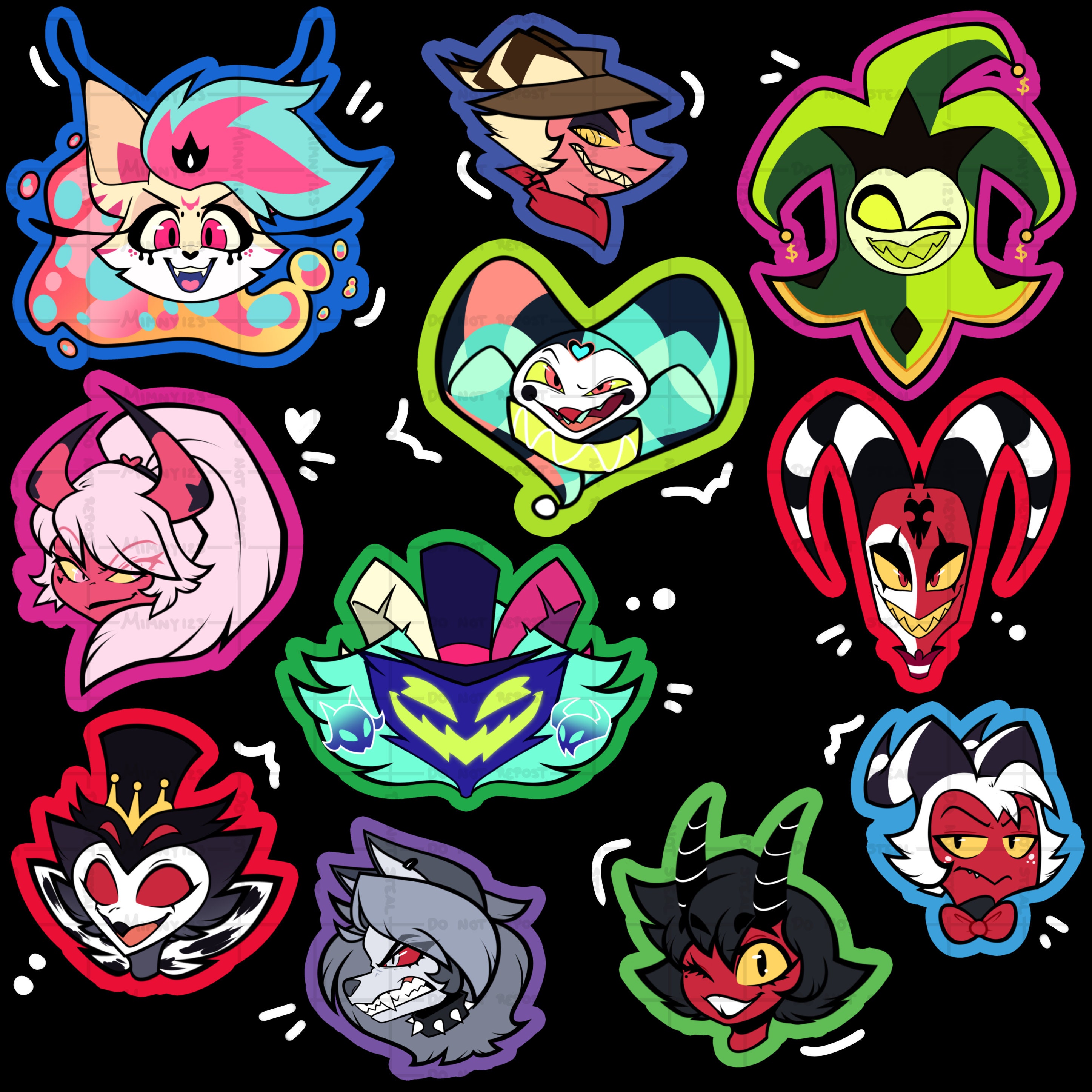 HELLUVA BOSS Sticker Set - Etsy