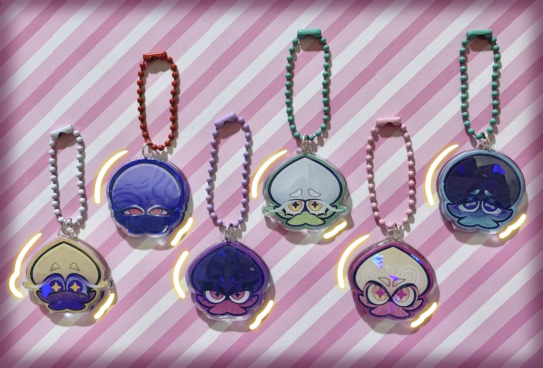 SPLATOON || Mini Keychain - Etsy