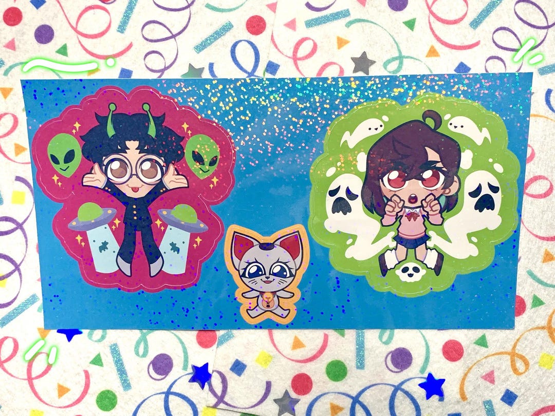 DANDADAN INSPIRED DDD Sticker Sheet - Etsy