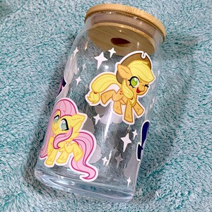 PRE-ORDER | My Little Pony MLP Mane Six || Glass Cup - Etsy