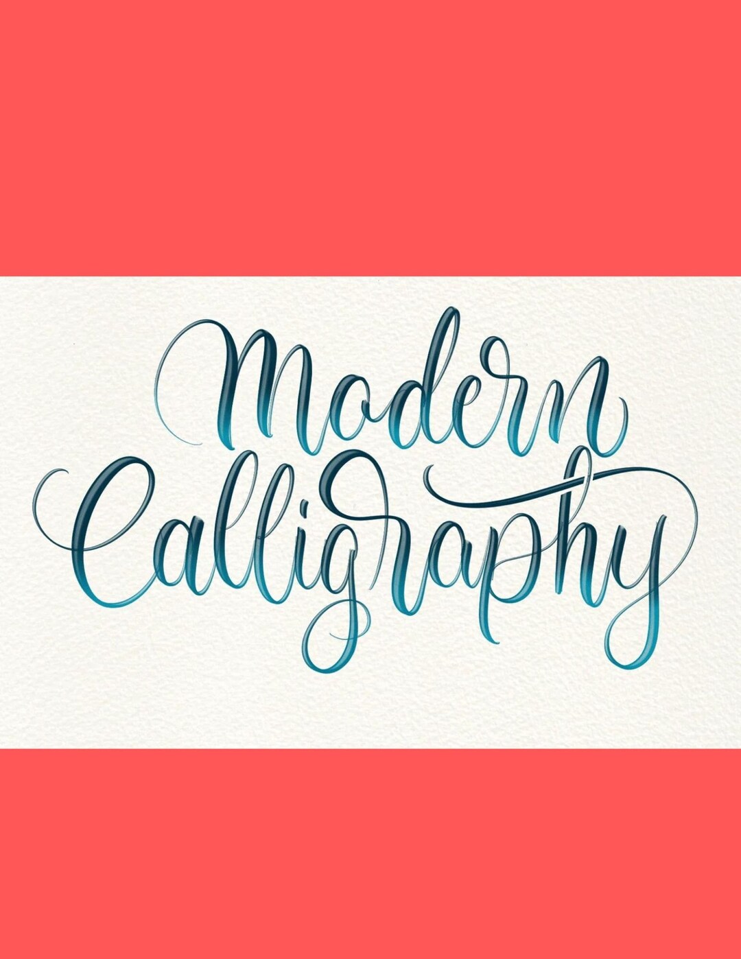 Modern Calligraphy Alphabet - Etsy