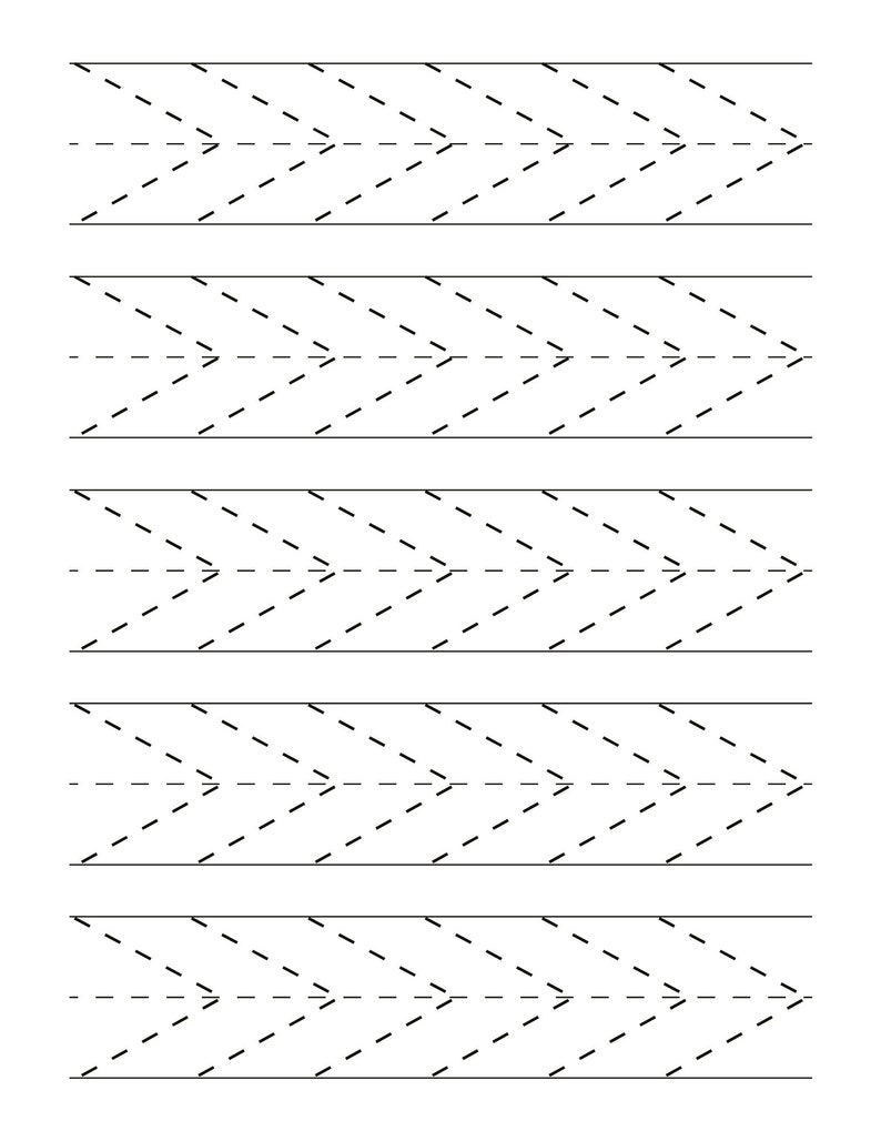 Tracing Lines Shapes for Kids - Etsy