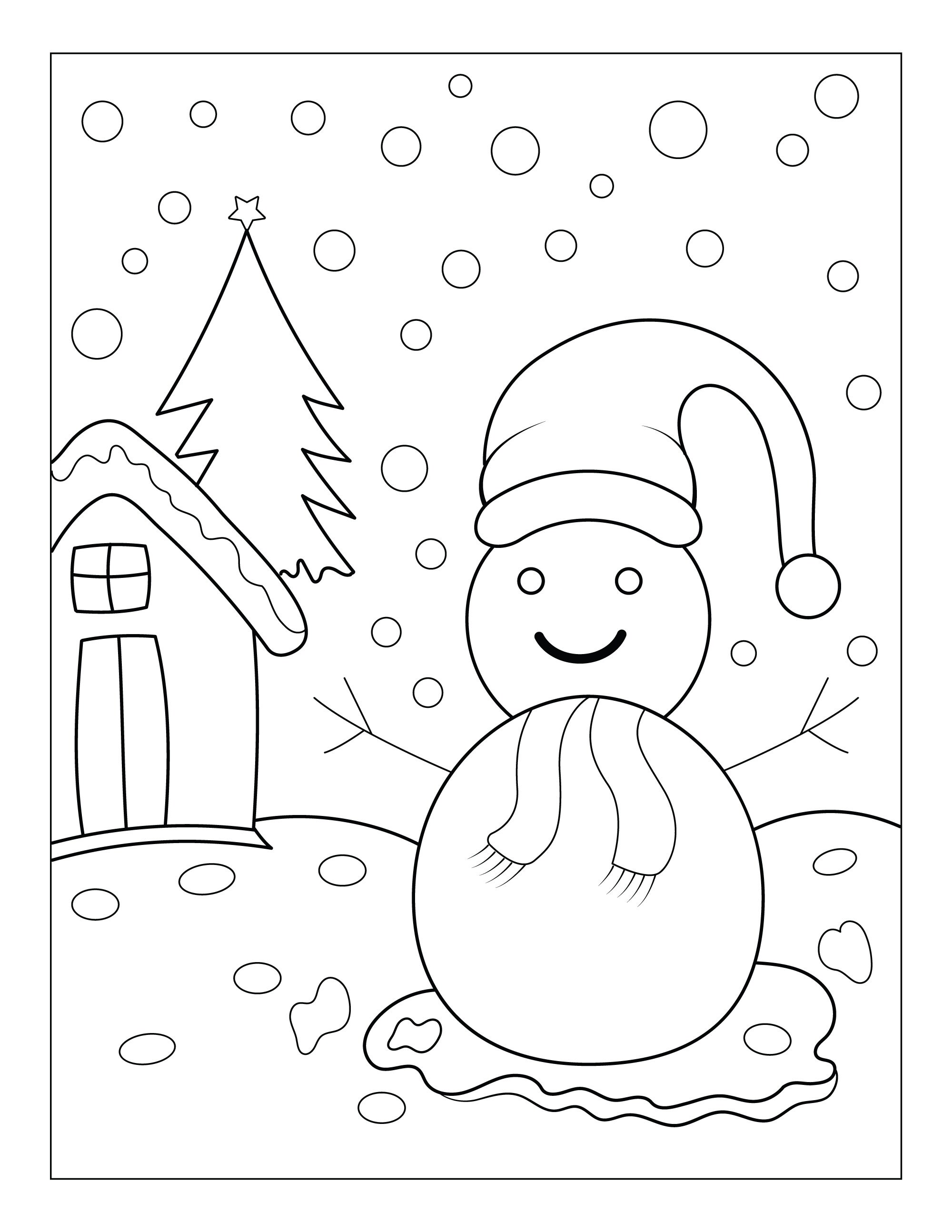 Christmas Dot-dot Coloring Worksheets - Etsy