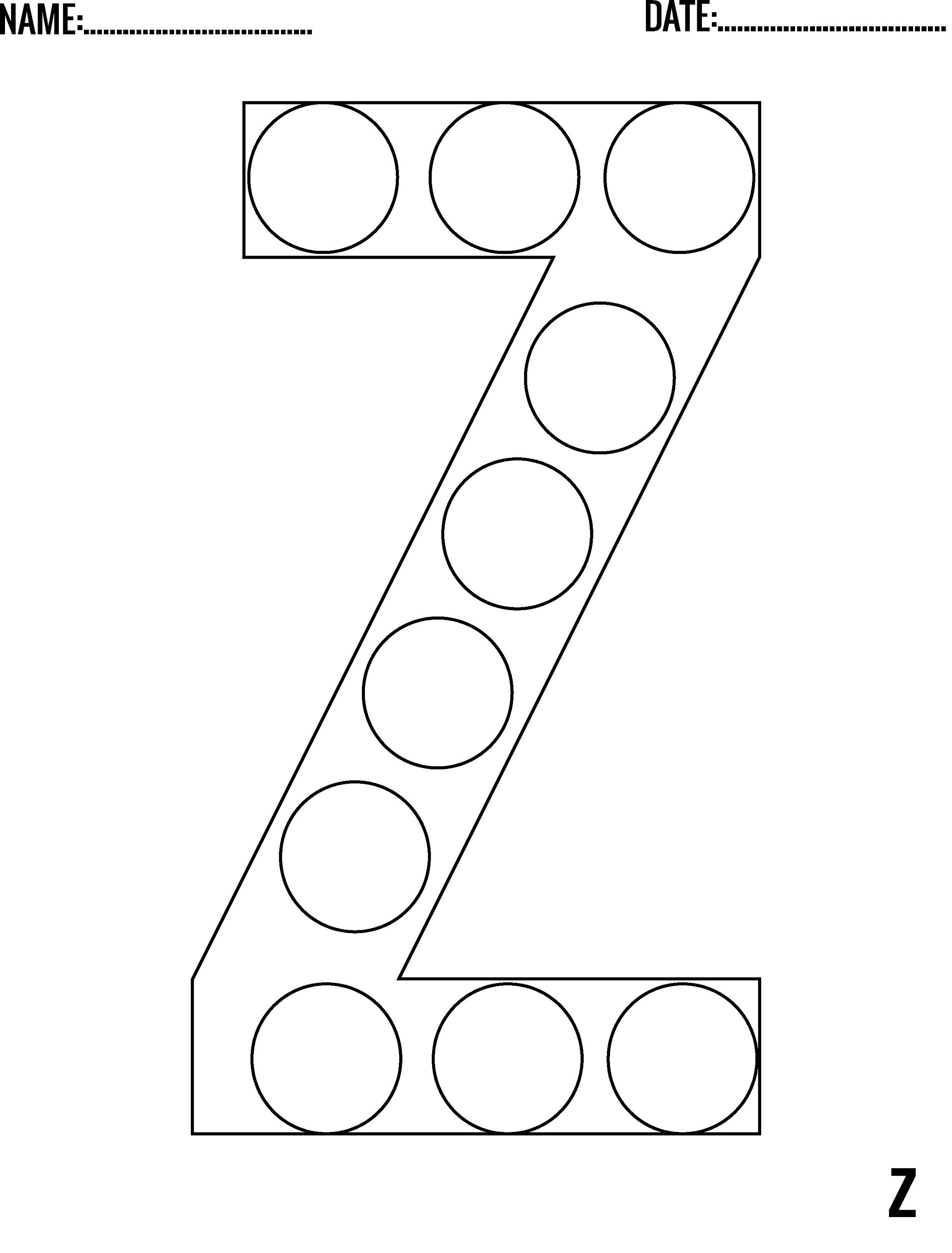 ABC Dot Markers Activity Work Sheets 53 Pages - Etsy