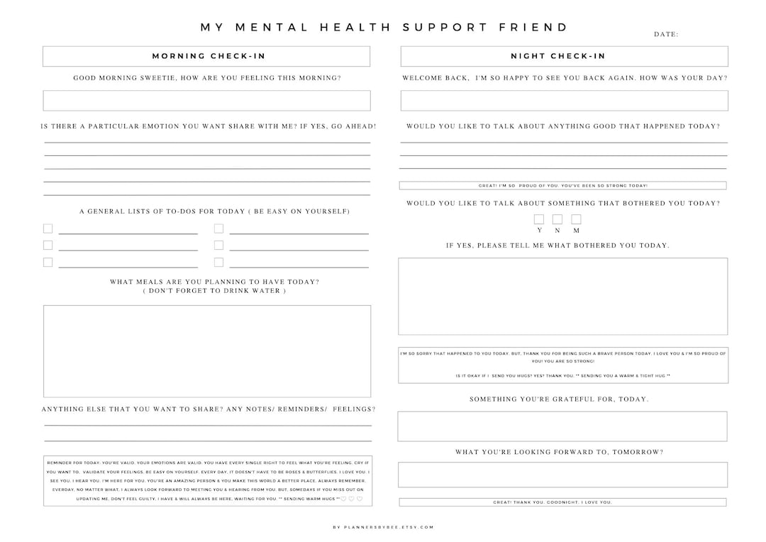 Daily Health Check - Etsy