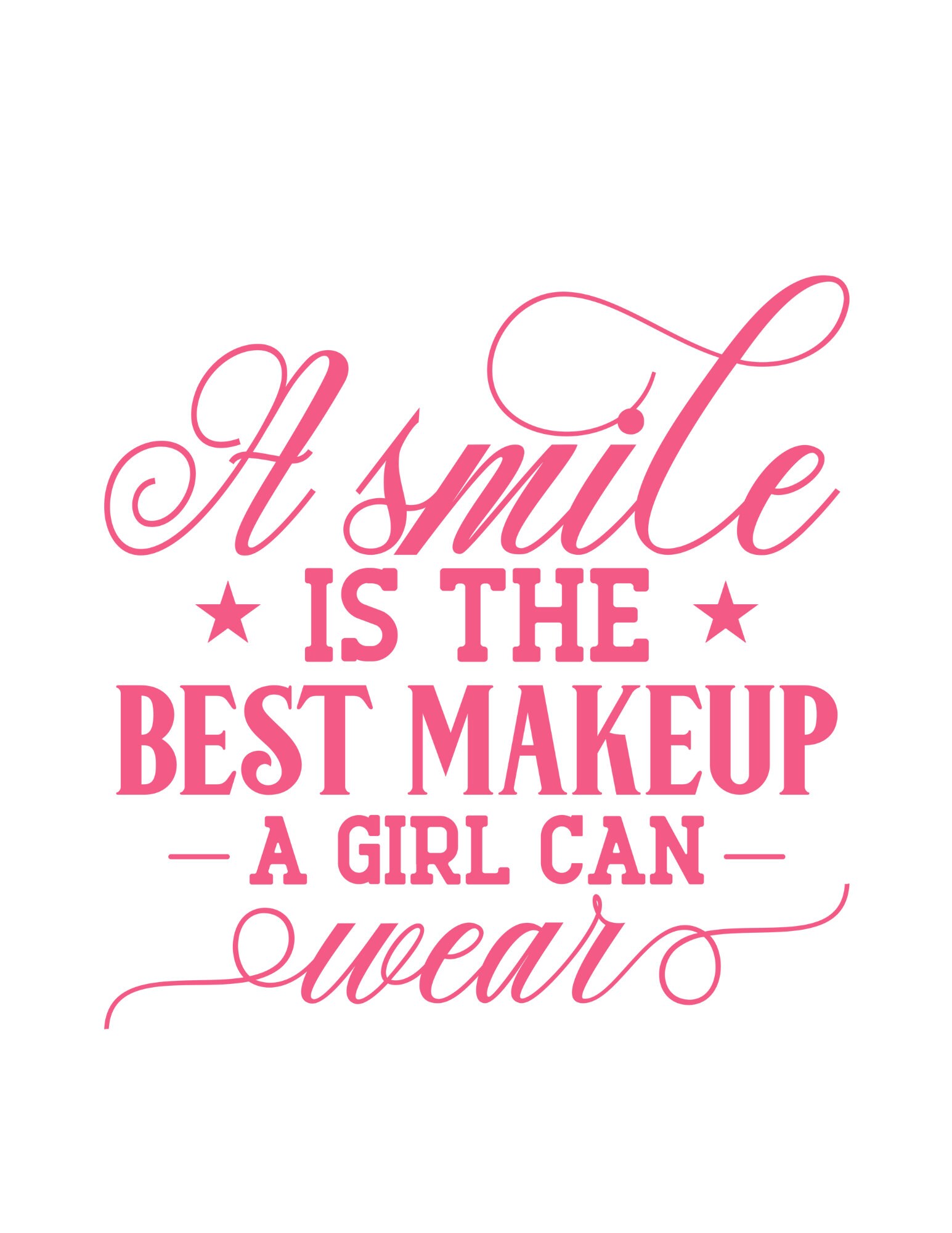 Smile Quotes for Girls-women - Etsy