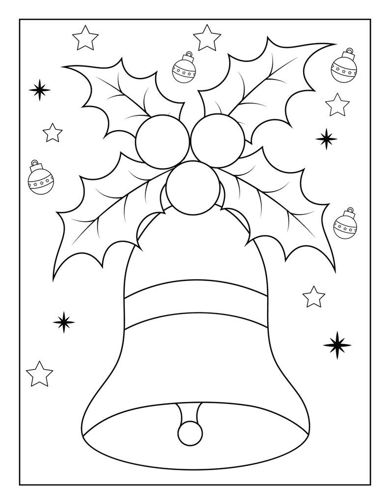 Christmas Dot-dot Coloring Worksheets - Etsy