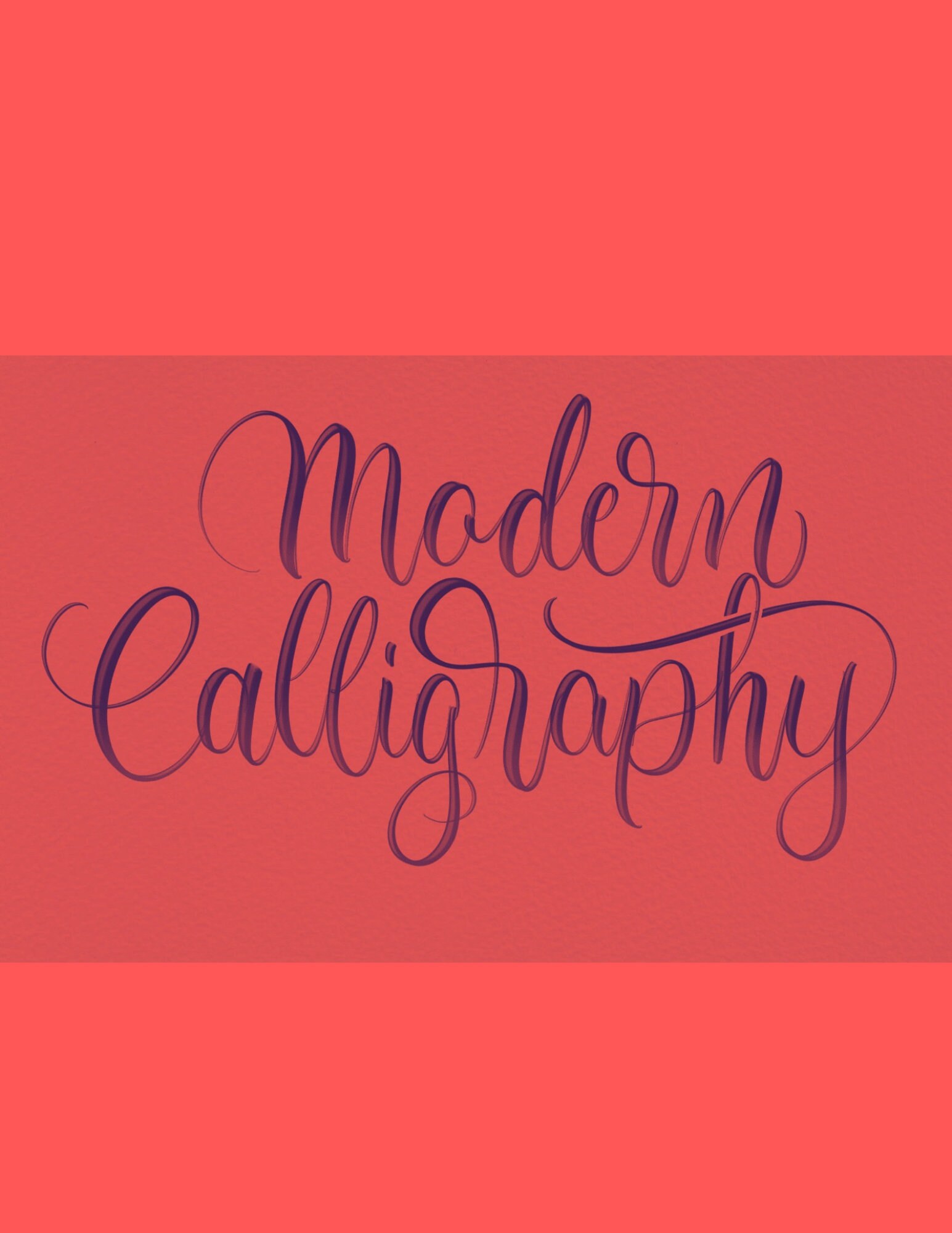 Modern Calligraphy Alphabet - Etsy