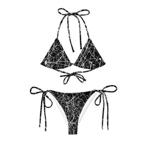 Spider Web/bug Bikini Goth Spider Bikini - Etsy