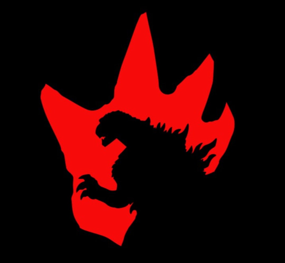 Godzilla Walks! Vinyl Decal, Iron-on, Window Cling Multi Colours Kaiju ...
