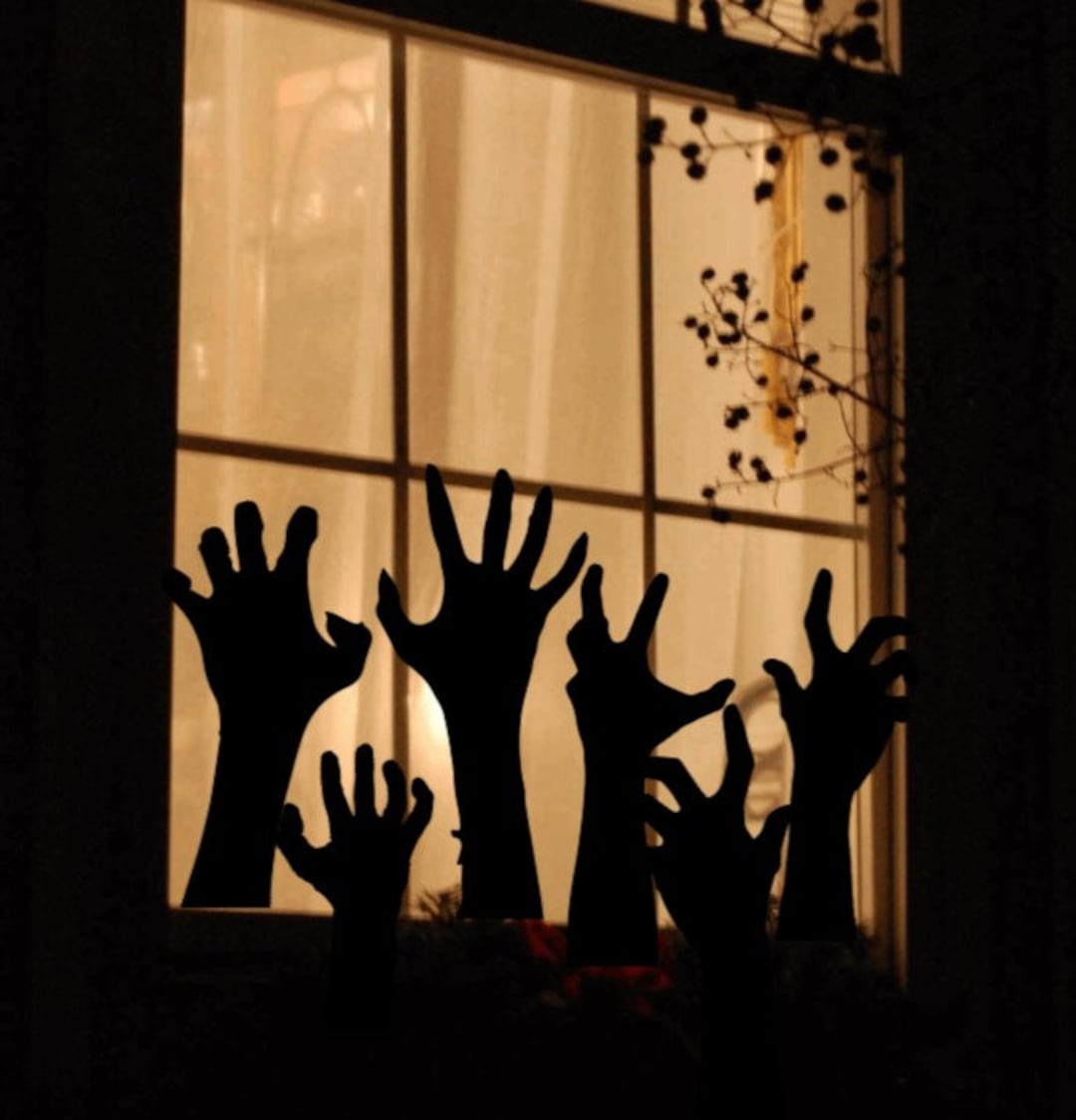 Zombie Arms Full Set of Six Zombie Arms Removeable, Permanent Decal ...