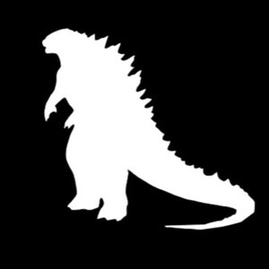 Godzilla Vinyl Decal, Permanent, Removable, Holographic, Iron-on, Kaiju ...