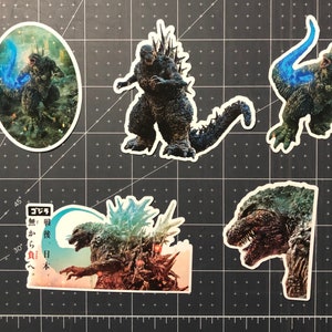Godzilla Minus One Movie, Godzilla -1, Waterproof/uv Stickers Multi ...