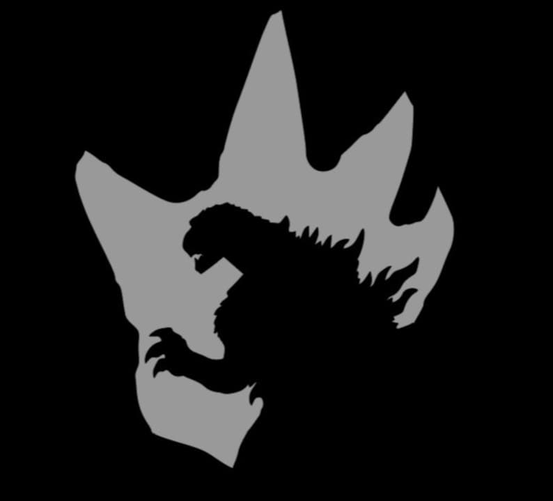 Godzilla Walks Vinyl Decal Iron-on Window Cling Multi - Etsy