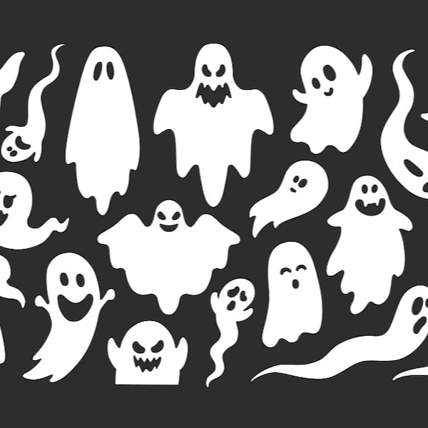 Ghost Wall Decal - Etsy