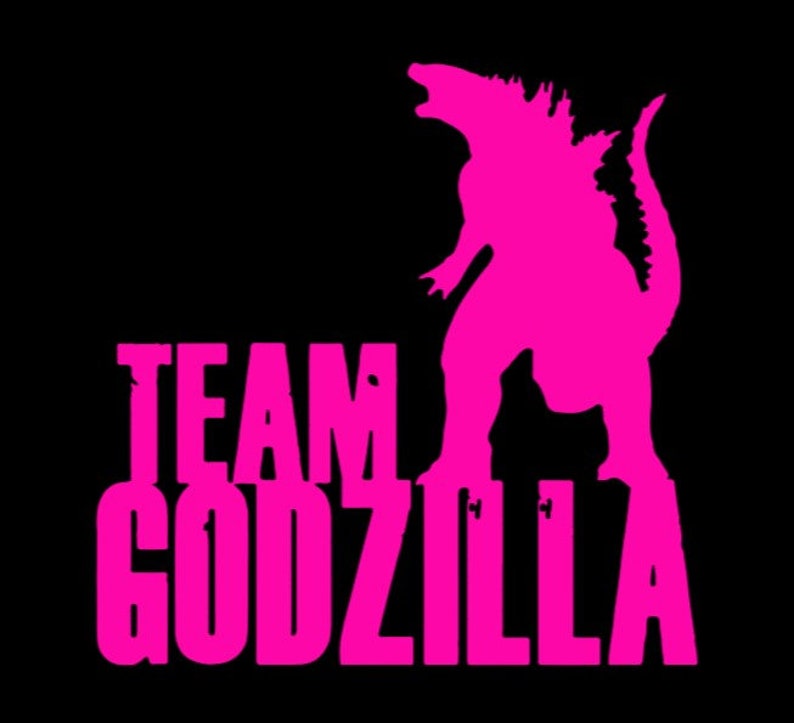 Godzilla Team Godzilla Vinyl Decal Iron-on Multi Colours - Etsy