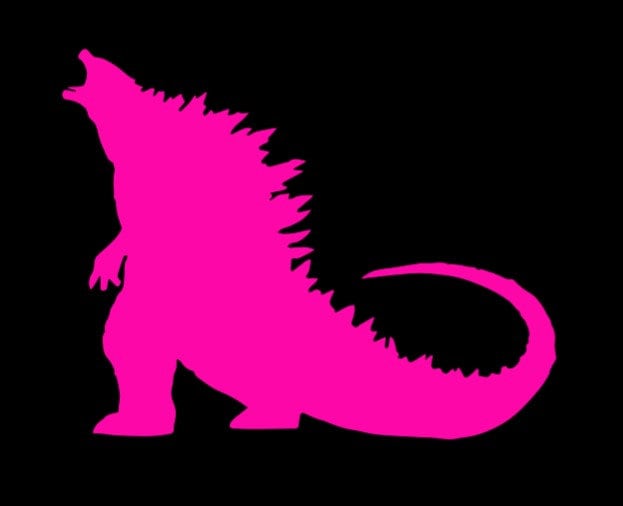Godzilla Full Size Vinyl Decal Multi Colours Kaiju Car - Etsy