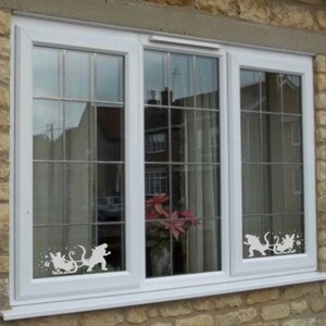 Godzilla Santa Sleigh Vinyl Decal, Removable Vinyl, Window Cling for ...