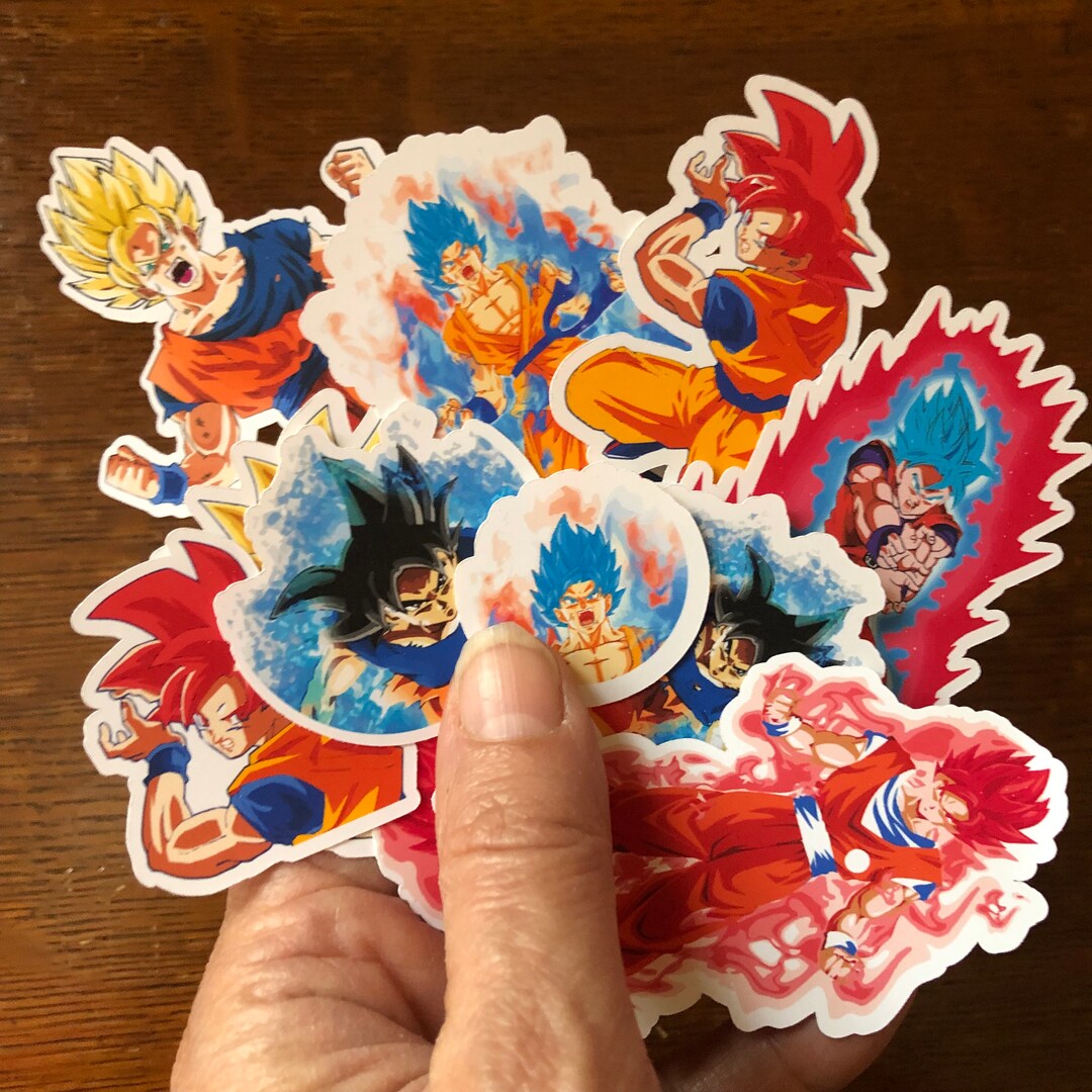Dragonball Z Stickers, Classic, Weatherproof or Waterproof UV Matte ...