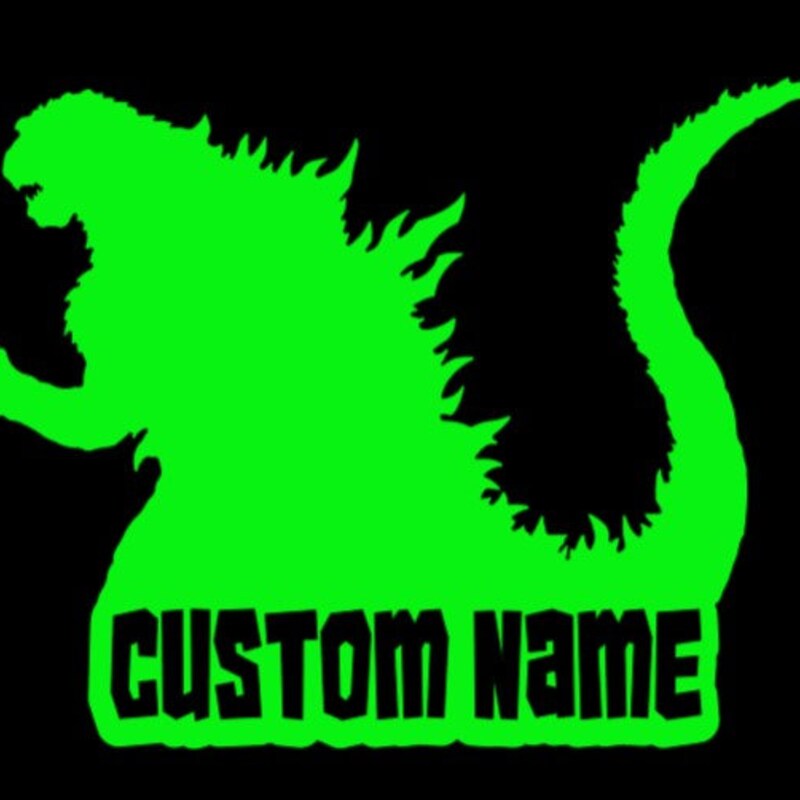 Godzilla Bumper Stickers - Etsy