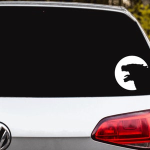 Godzilla Roaring! Round , Vinyl Decal, Permanent/removable, Godzilla ...