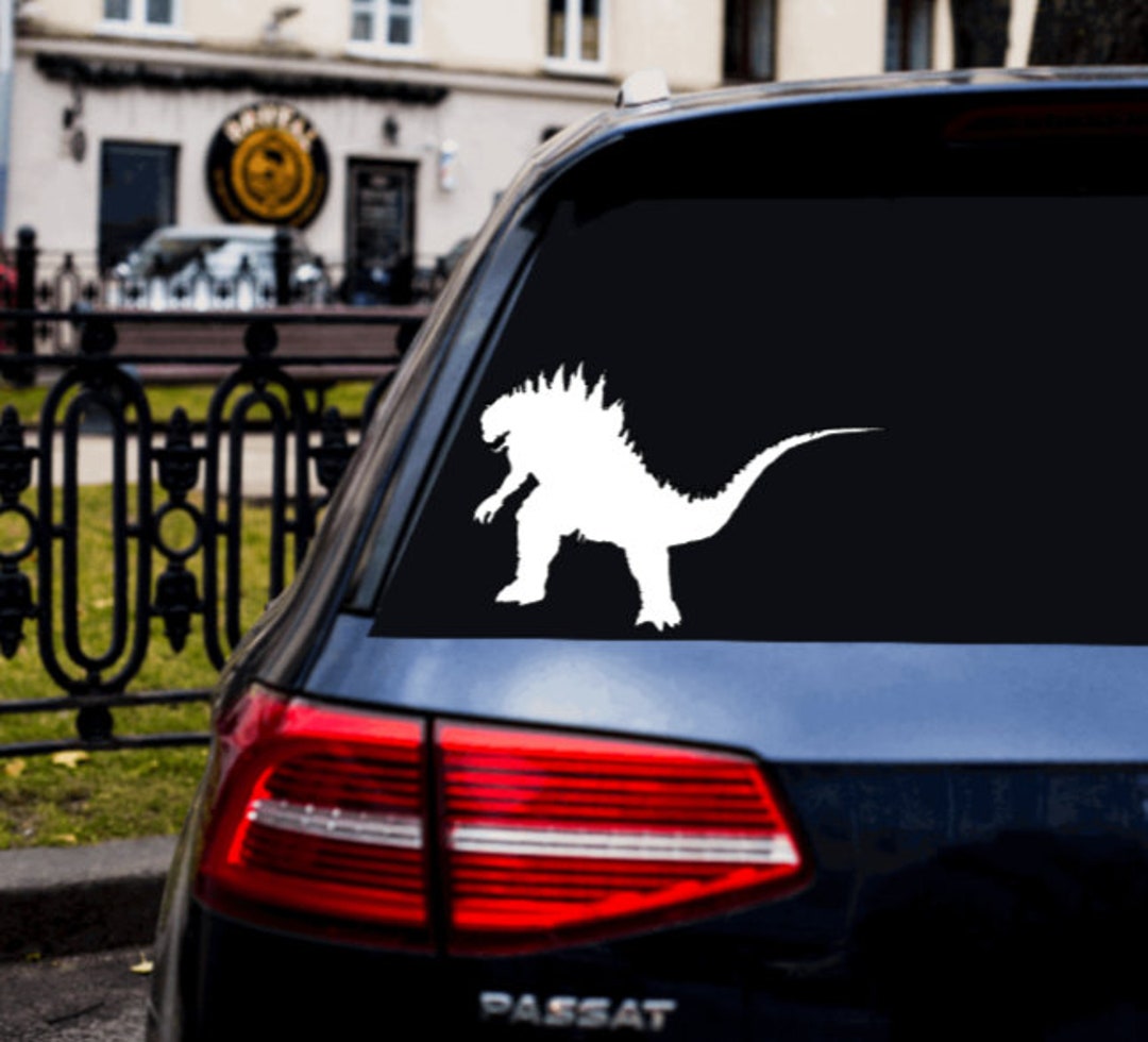 Godzilla Vinyl Decal, New Growling Godzilla, Permanent, Removable ...