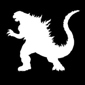 Godzilla Vinyl Decal, Iron-on, Vinyl Decals Permanent, Removable ...