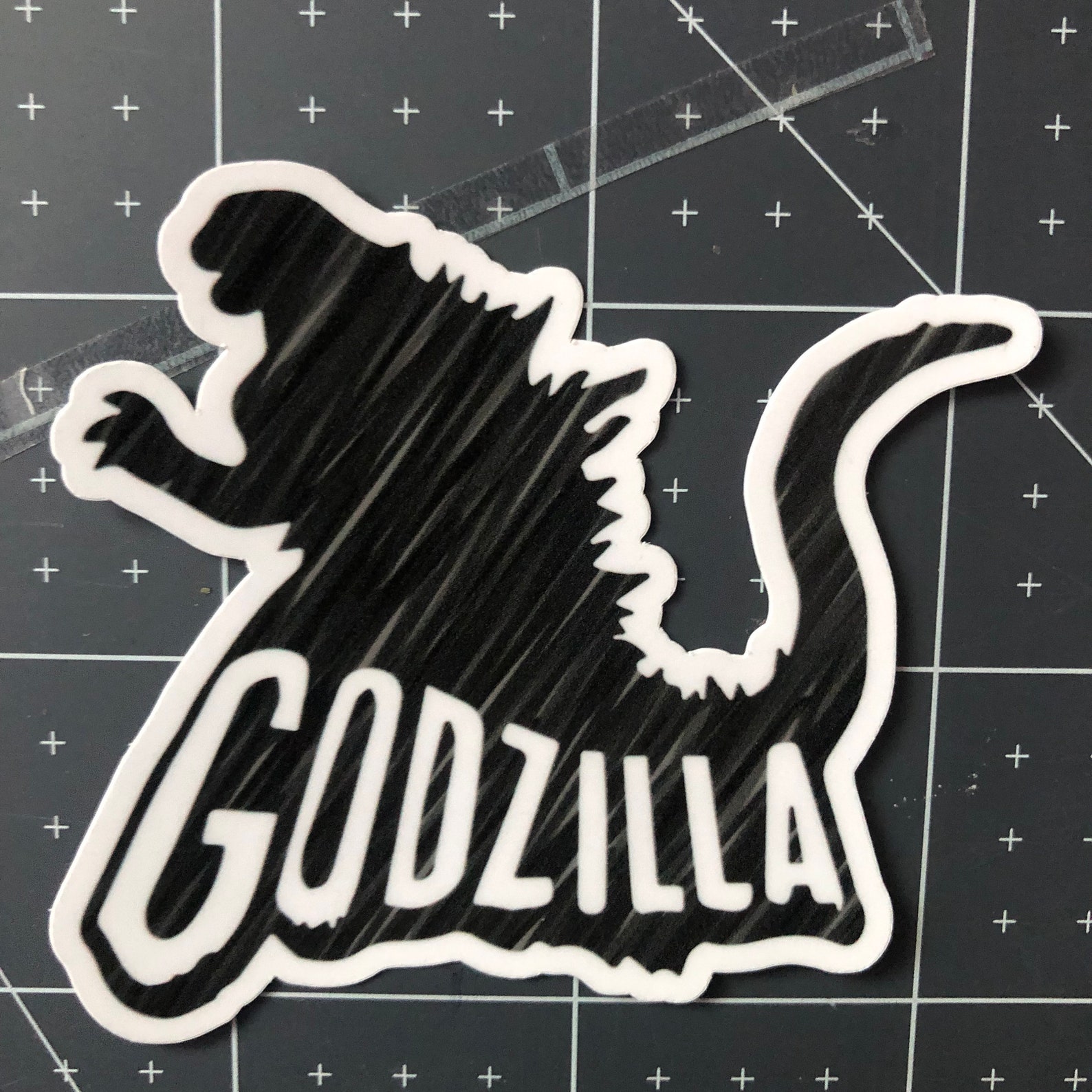 Godzilla Stickers Colour Waterproof UV Gloss/matte Vinyl - Etsy