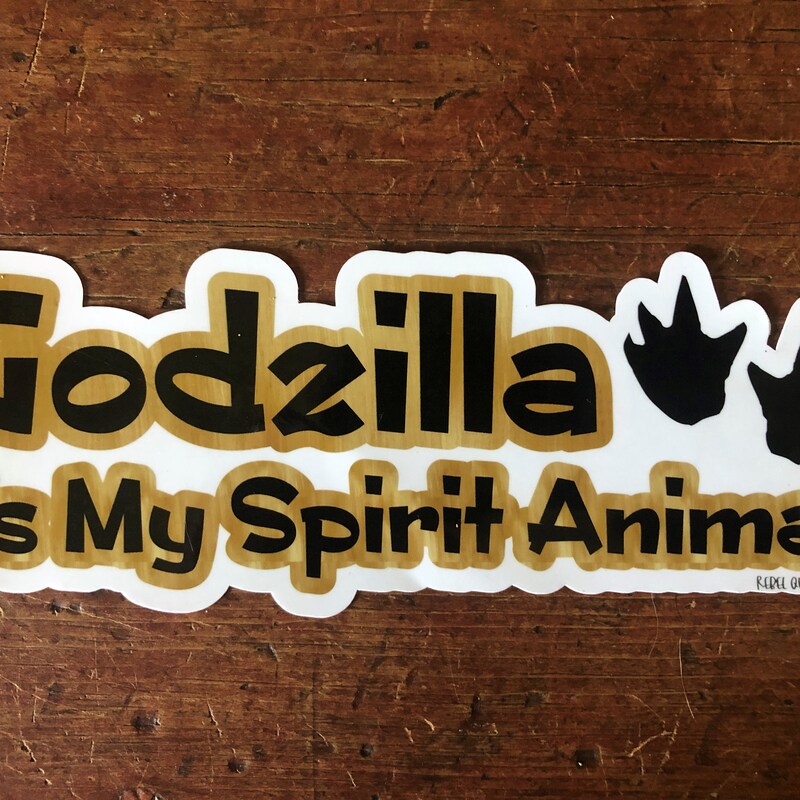 Godzilla Bumper Stickers - Etsy