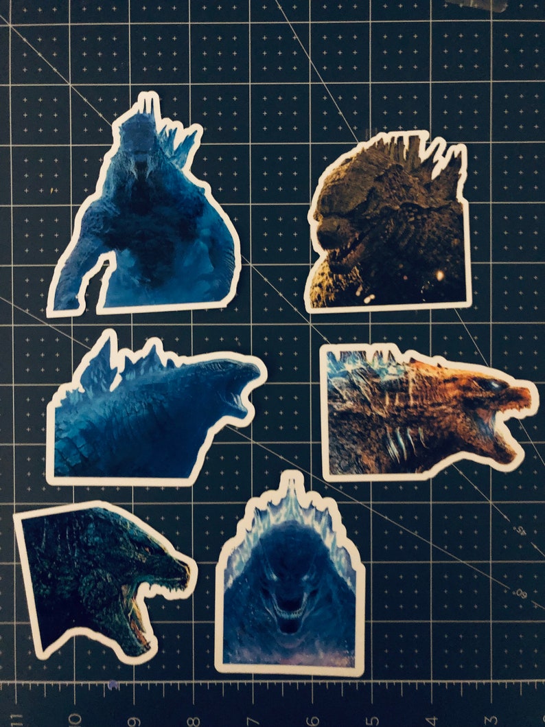 Godzilla Movie Waterproof Stickers Decals Multi Colours Large - Etsy