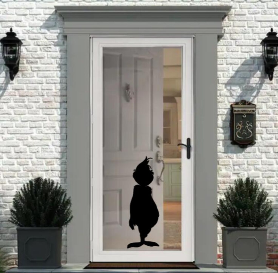 The Grinch Who Stole Christmas,fun Christmas Window Decor Window Cling ...