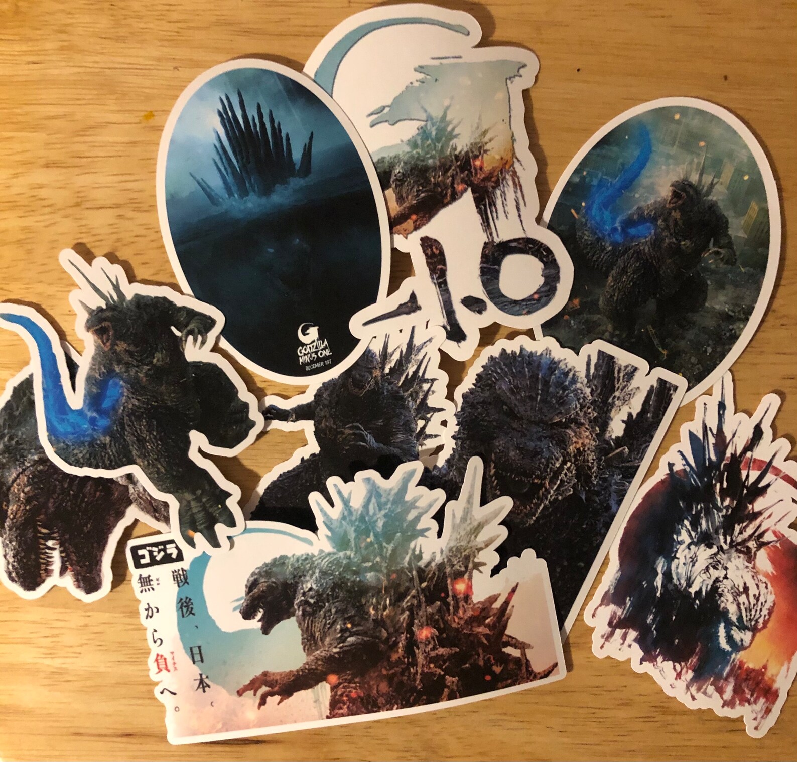 Godzilla Minus One Movie Godzilla 1 Waterproofuv Stickers Multi