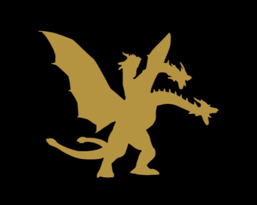 Ghidorah! King Ghidorah,vinyl Decal, Permanent/removable, Holographic ...