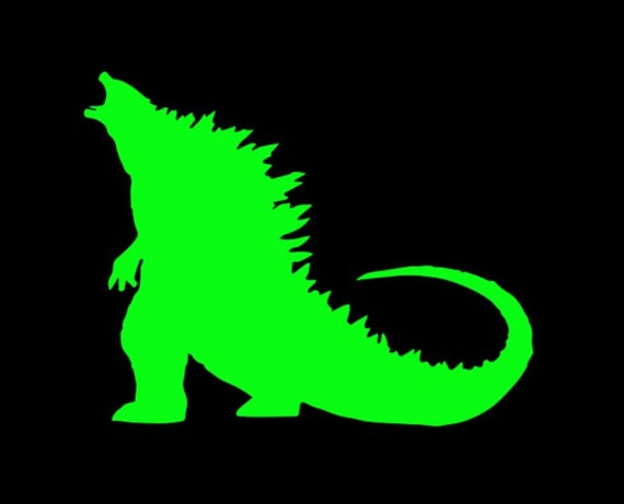 Godzilla Full Size Vinyl Decal Multi Colours Kaiju Car | Etsy