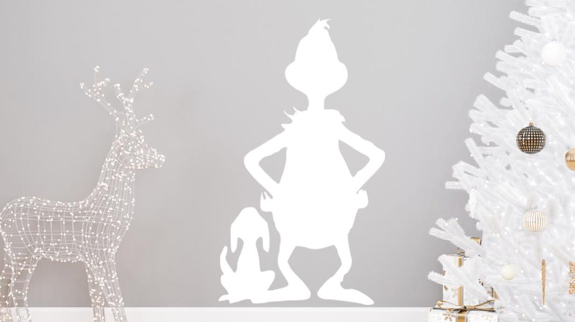The Grinch and Max, the Grinch Who Stole Christmas, Vinyl Decal ...
